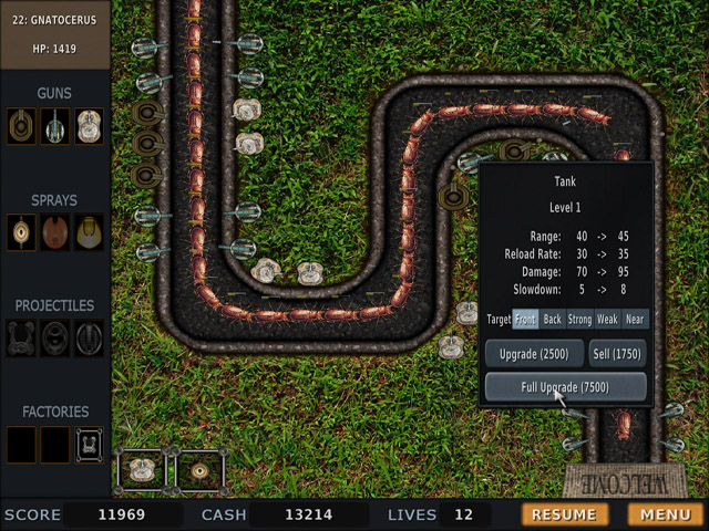 Bug Defender - Official Home Page at GrassGames.com